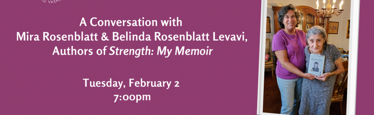 A Conversation with Mira Rosenblatt – American Society for Yad Vashem